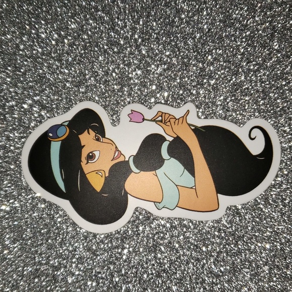 Disney | Design | Disney Aladdin Waterproof Sticker Jasmine Rose | Poshmark